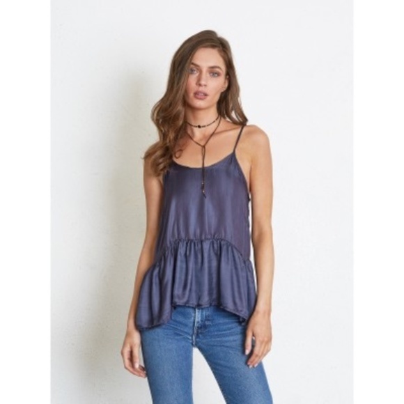 Chan Luu | Tops | Chan Luu Stella Tank Blouse In Ebony | Poshmark
